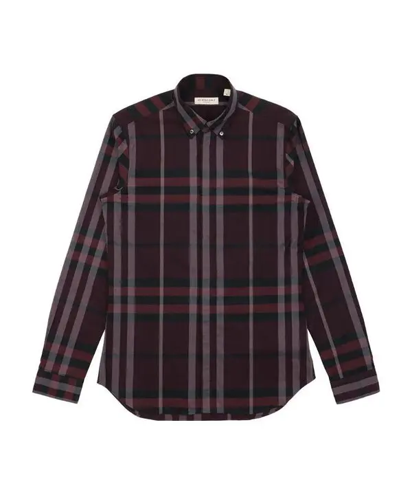 Burberry Plaid Shirt - Black