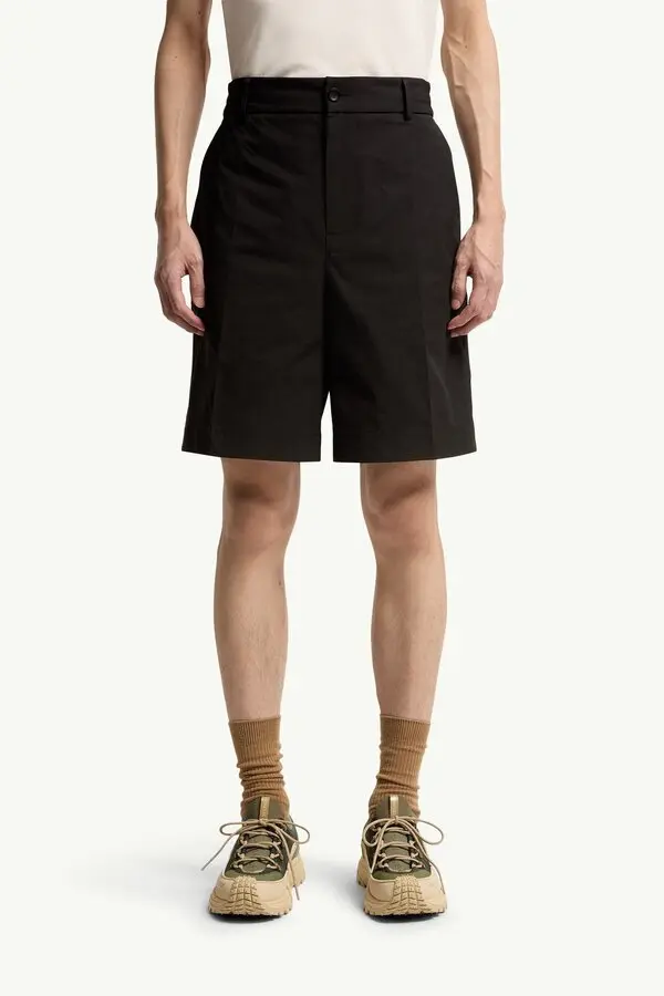 Moncler Textured Relaxed Fit Shorts