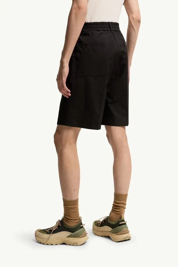 Moncler Textured Relaxed Fit Shorts