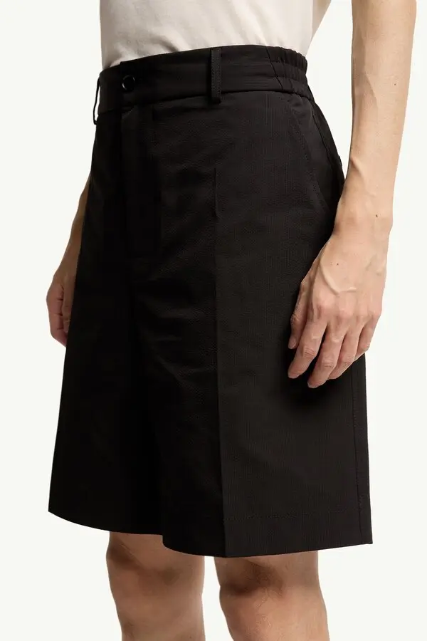 Moncler Textured Relaxed Fit Shorts