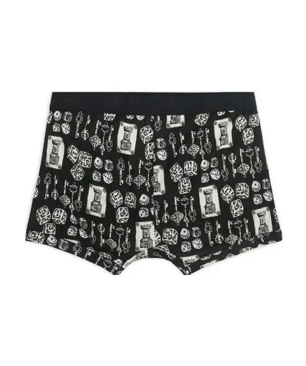 Dolce & Gabbana Pattern Printed Underwear - Black