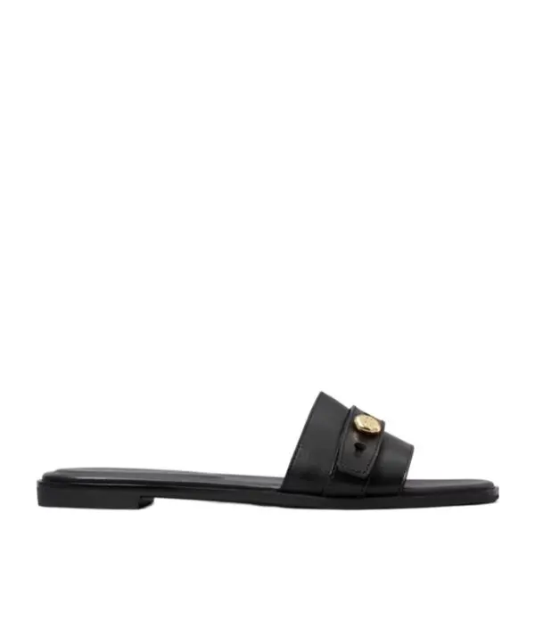 Tory Burch Romy Flat Mules - Black