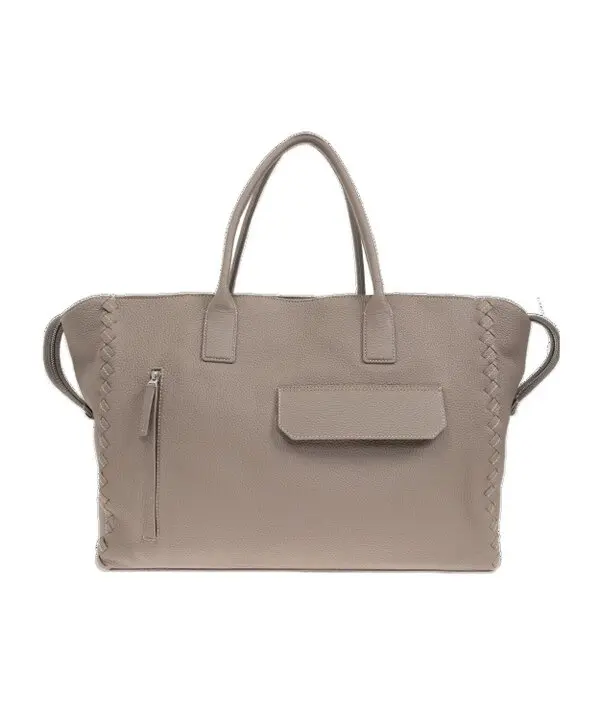 Bottega Veneta Double Handle Travel Bag - Grey
