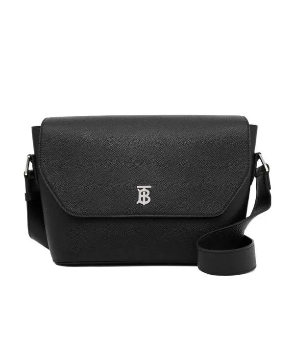 Burberry Monogram Motif Small Messenger Bag - Black