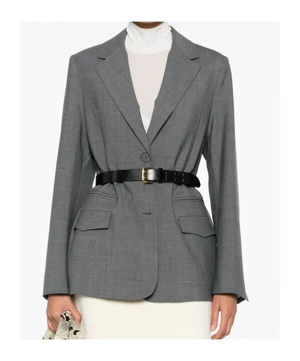 SEMICOUTURE Single Breasted Blazer - Grey