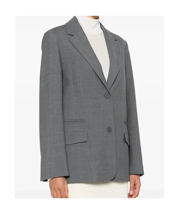 SEMICOUTURE Single Breasted Blazer - Grey