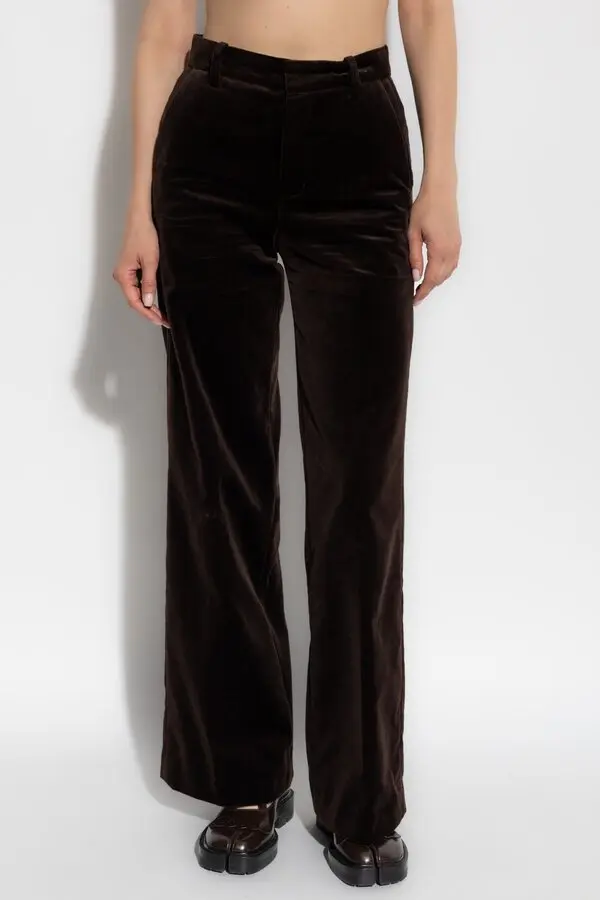 Zadig&Voltaire Velvet Wide-leg Trousers