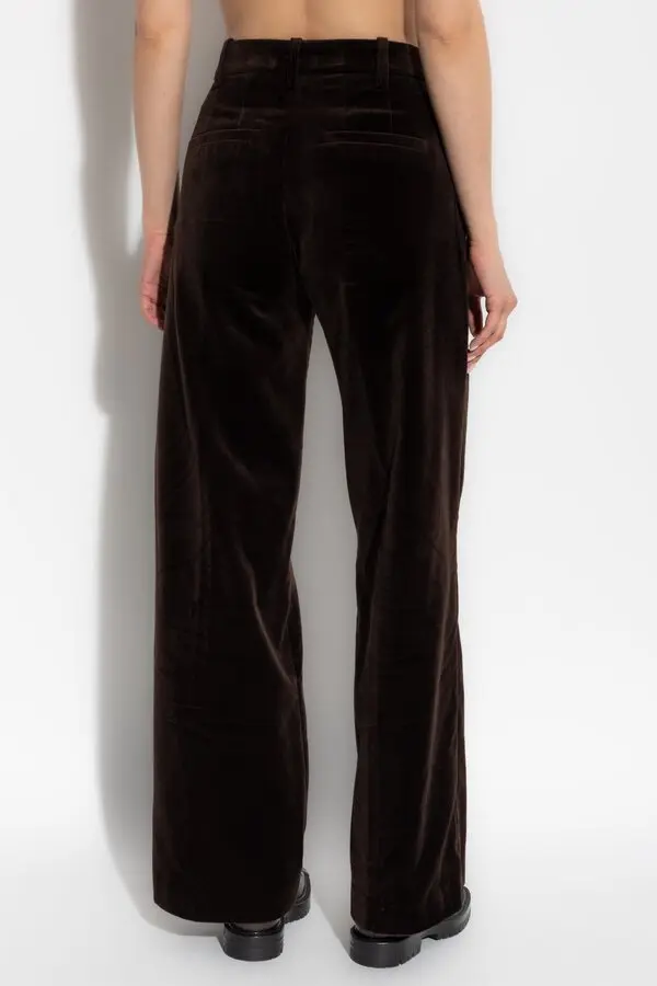 Zadig&Voltaire Velvet Wide-leg Trousers