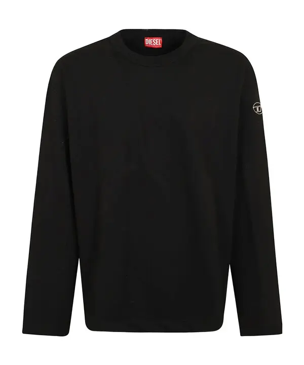 DIESEL® Logo Plaque Crewneck T-shirt