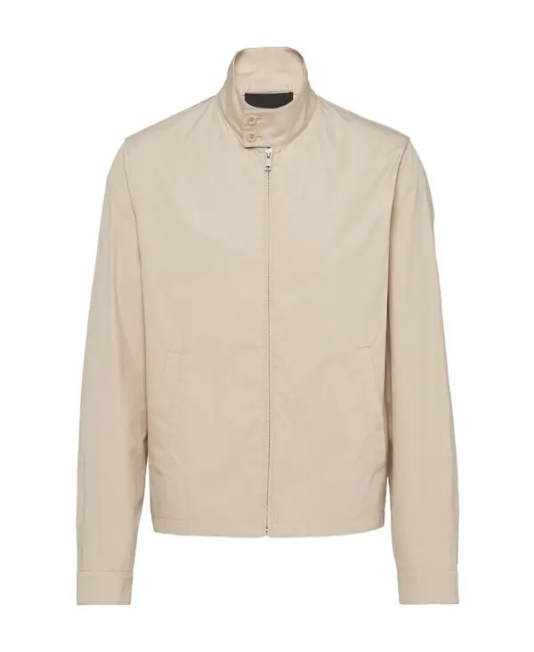 Prada Cotton-blend Blouson Jacket - Limestone