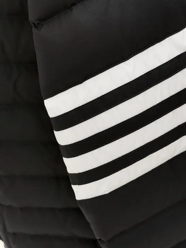 Thom Browne Shiny Ripstop Lightweight Down-filled Jacket With 4-bar Detailing