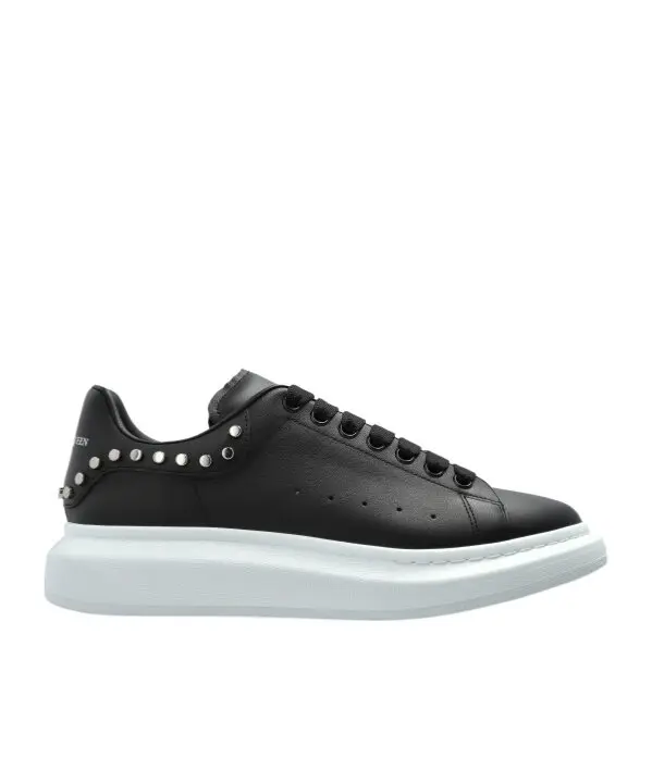 Alexander McQueen Studded Low-top Sneakers - Black