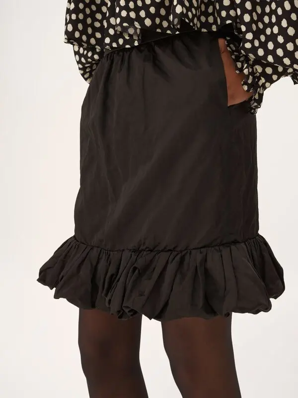 Chloé Ruffled Hem Mini Skirt