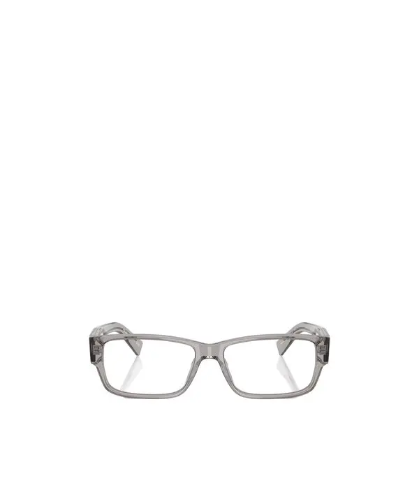 Prada Rectangular Frame Eyeglasses - Grey Crystal