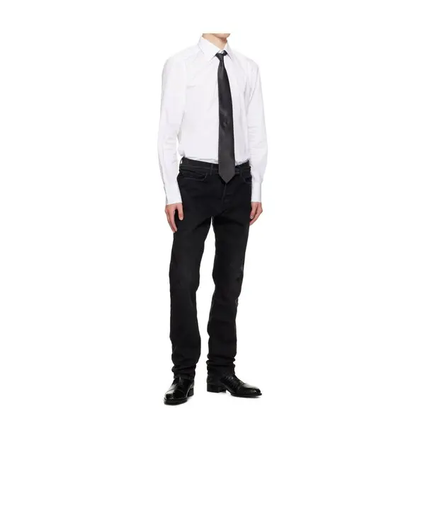 TOM FORD Mouline Herringbone Neck Tie