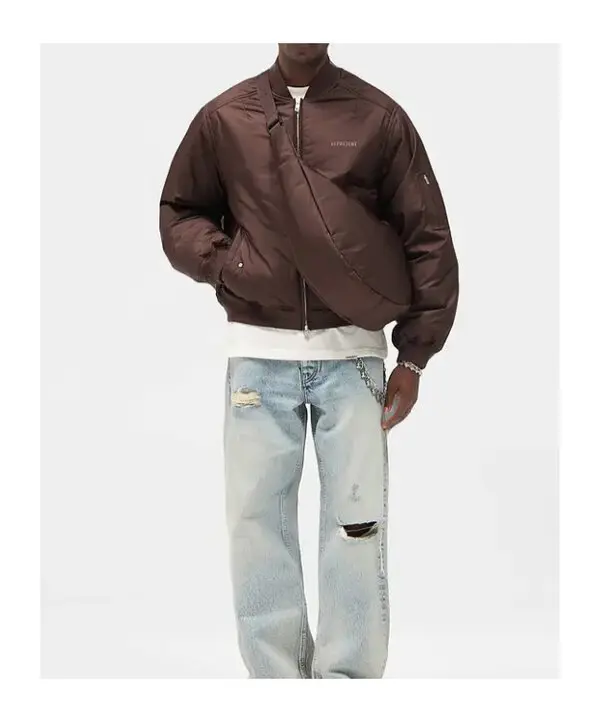 REPRESENT Smart Bomber Jacket - Brown