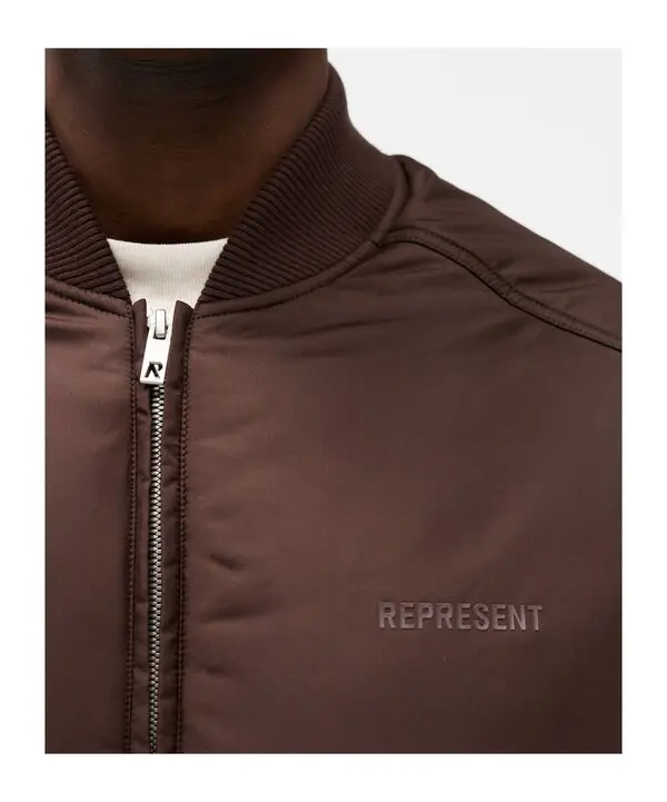 REPRESENT Smart Bomber Jacket - Brown
