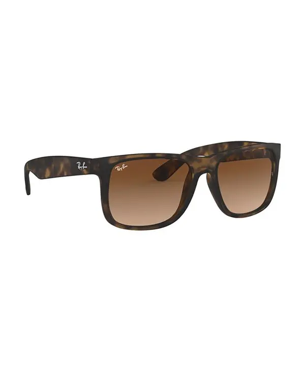 Ray-ban Justin Classic Rectangular Sunglasses - Brown