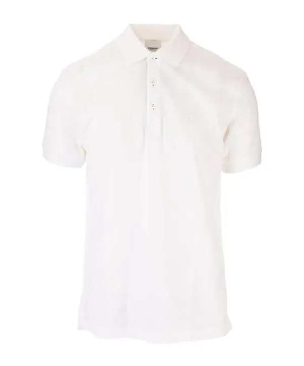 Burberry Monogram Motif Polo Shirt - White