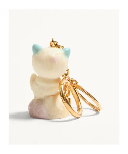Valentino Garavani Le Chat De La Maison Key Ring - Nude