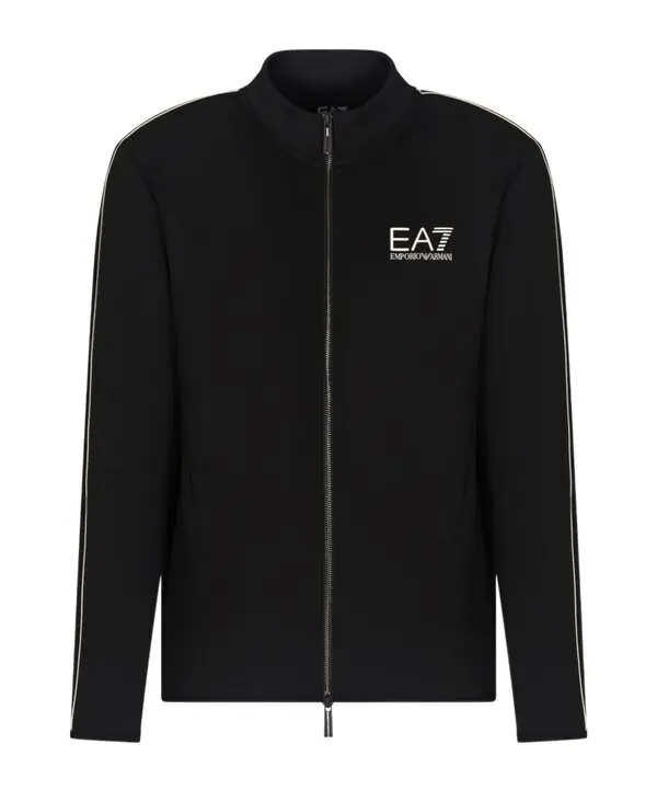 EA7 Full Zip Sweatshirt With Logo Detail