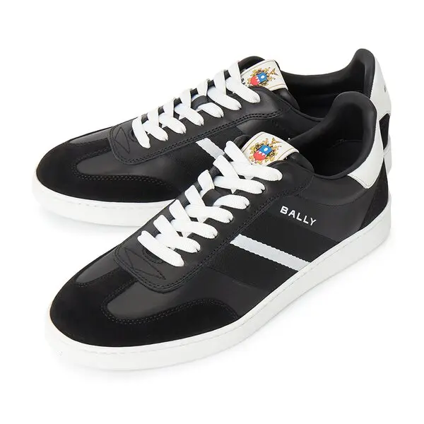 Bally Lace-up Sneakers With Perforated Details - Black