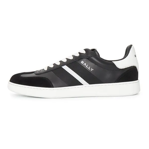 Bally Lace-up Sneakers With Perforated Details - Black