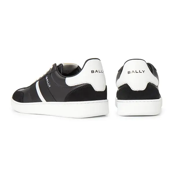 Bally Lace-up Sneakers With Perforated Details - Black