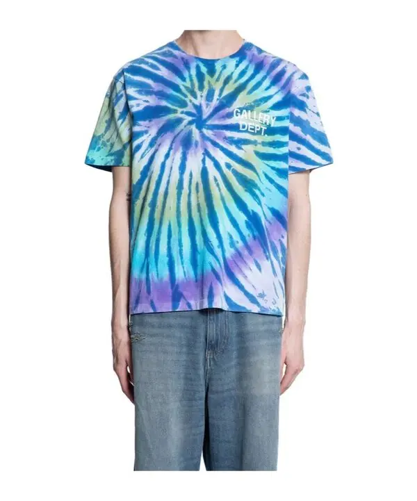 GALLERY DEPT. Tie-dye Logo T-shirt - Blue