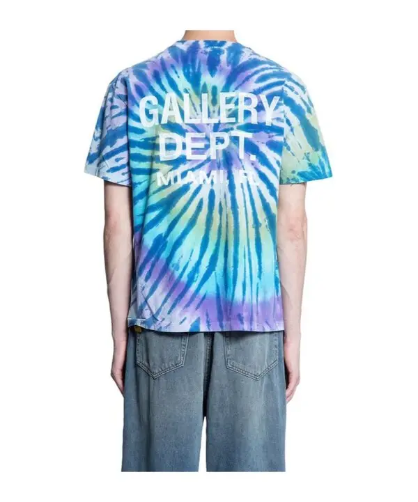 GALLERY DEPT. Tie-dye Logo T-shirt - Blue