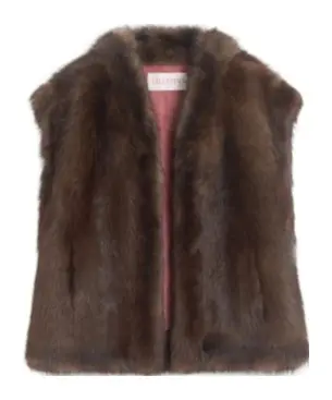 Valentino Garavani Shearling Waistcoat