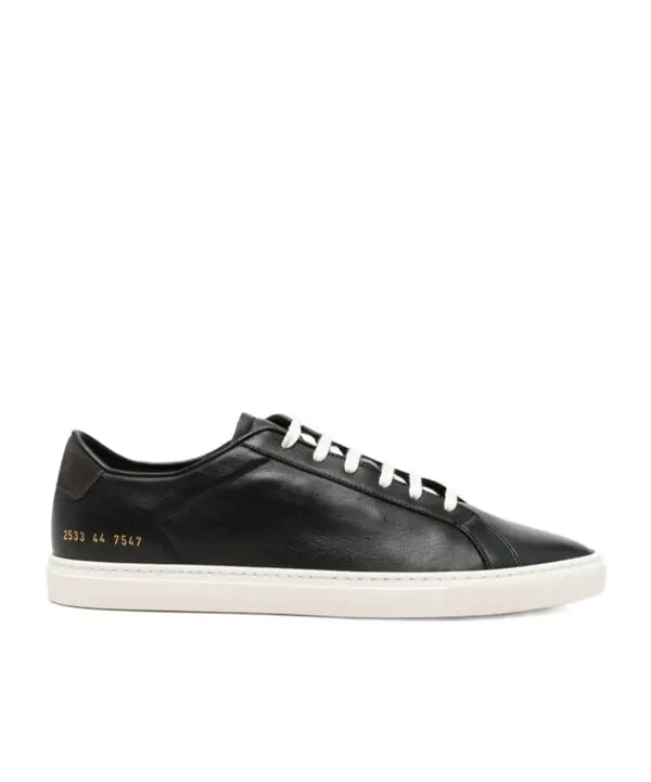 COMMON PROJECTS Round-toe Lace-up Low-top Sneakers - Black