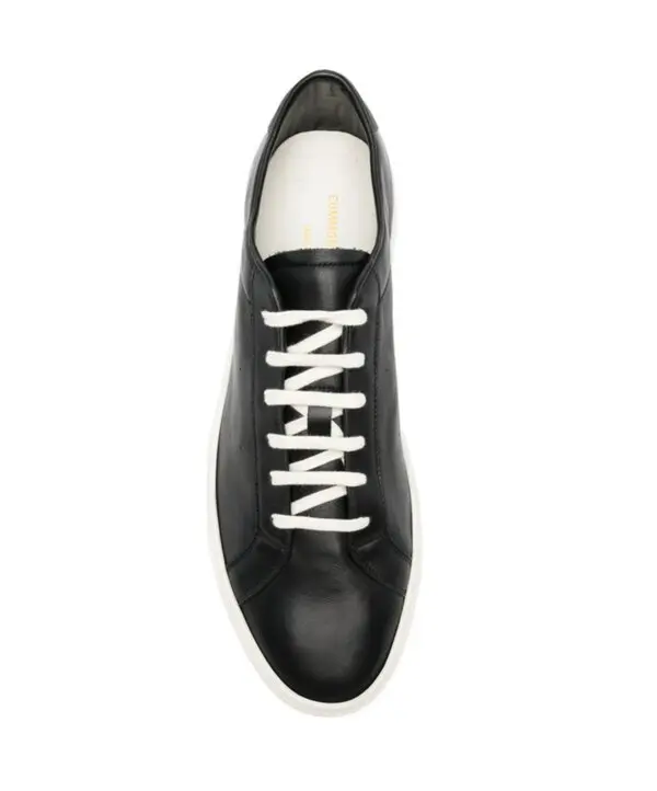 COMMON PROJECTS Round-toe Lace-up Low-top Sneakers - Black