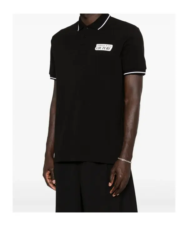 Versace Logo-detail Polo Shirt