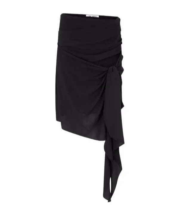 Attico The Draped Midi Skirt By