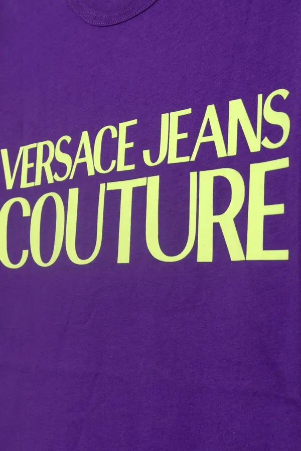 Versace Logo T-shirt - Purple