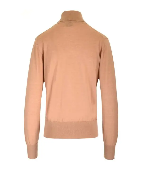FORTE_FORTE Superfine Merino Wool Turtleneck Knitwear - Pink