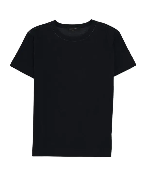 Fabiana Filippi Stitch Detail T-shirt - Black