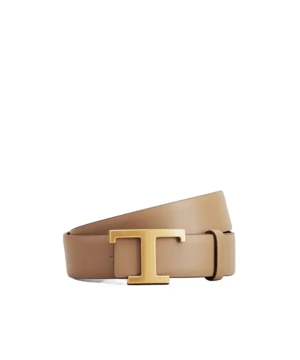 TOD'S T-timeless Reversible Belt - Nude