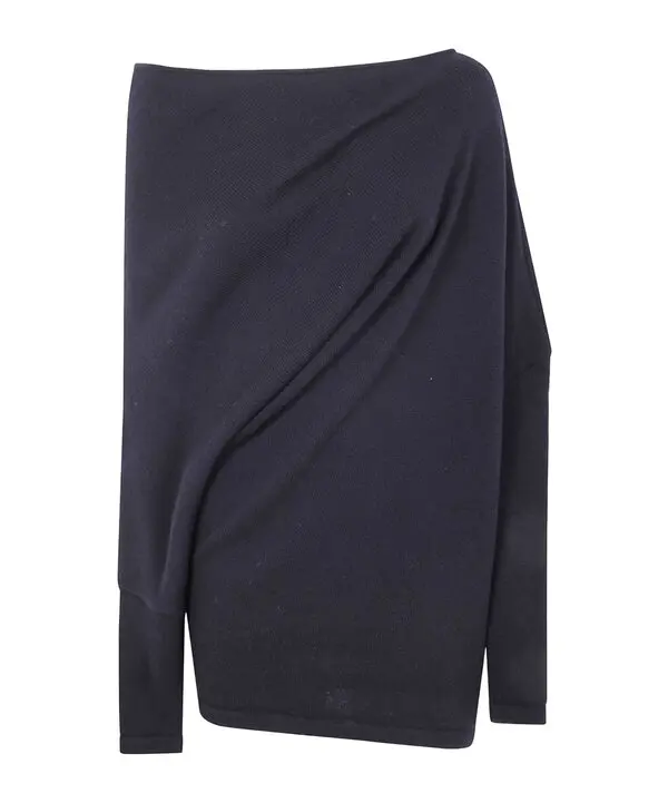 GIANLUCA CAPANNOLO One-shoulder Wool Knitwear