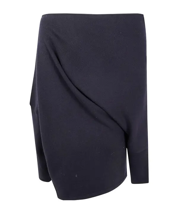 GIANLUCA CAPANNOLO One-shoulder Wool Knitwear