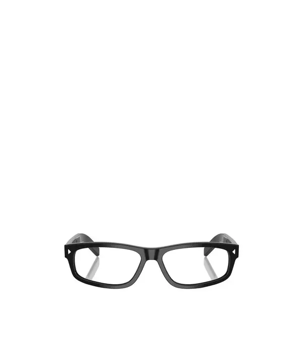 Prada Rectangular Frame Eyeglasses - Black