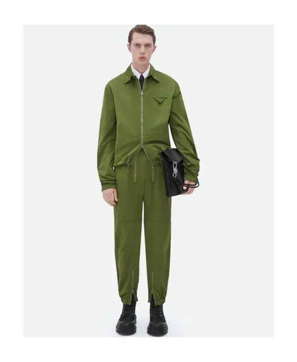 Bottega Veneta Zipper Detail Casual Pants