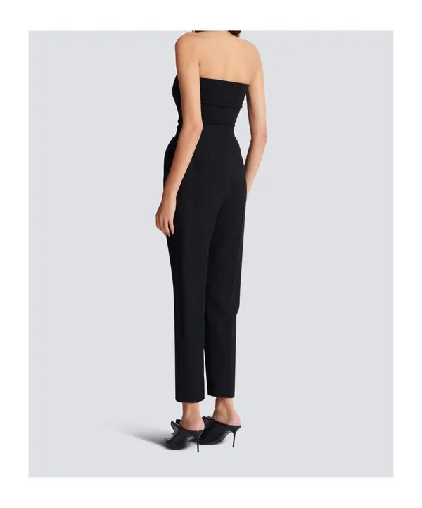 Balmain Strapless Buckle Bodysuit