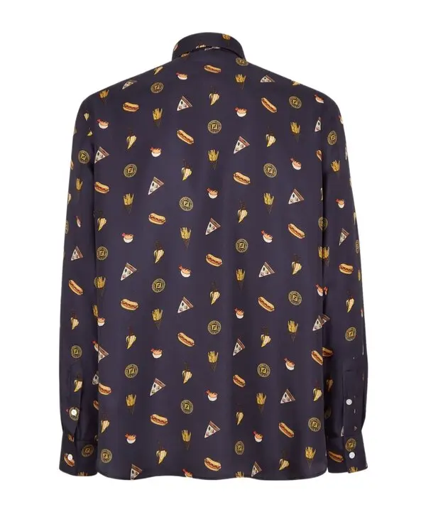 Fendi Silk Fendilicious Shirt