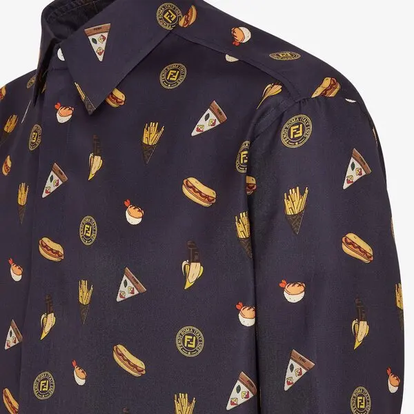 Fendi Silk Fendilicious Shirt