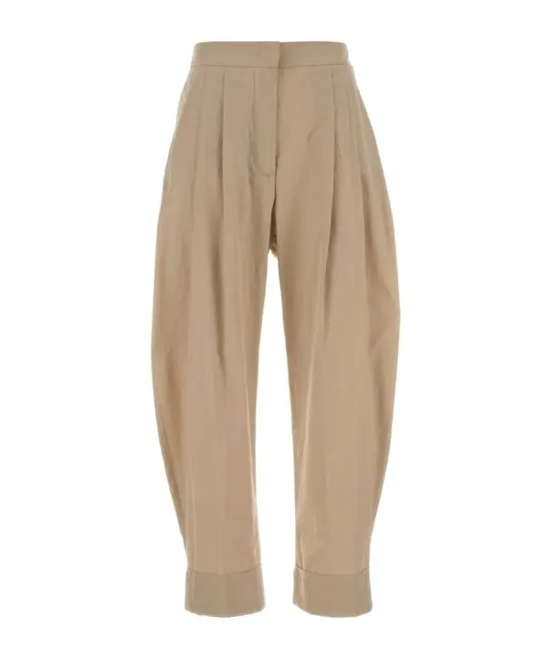 PT TORINO Cloe Pleated Tapered Pants - Beigw