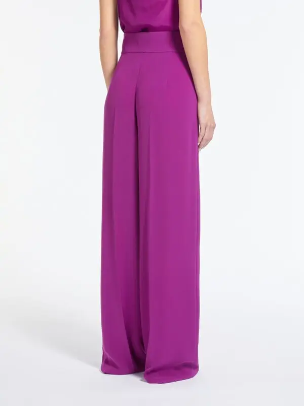 Max Mara Livorno Wide-leg Trousers - Purple