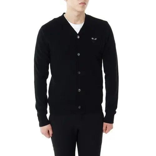 Play Comme Des Garcon Logo Cardigan