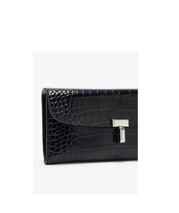 TOTEME T-lock Embossed Wallet